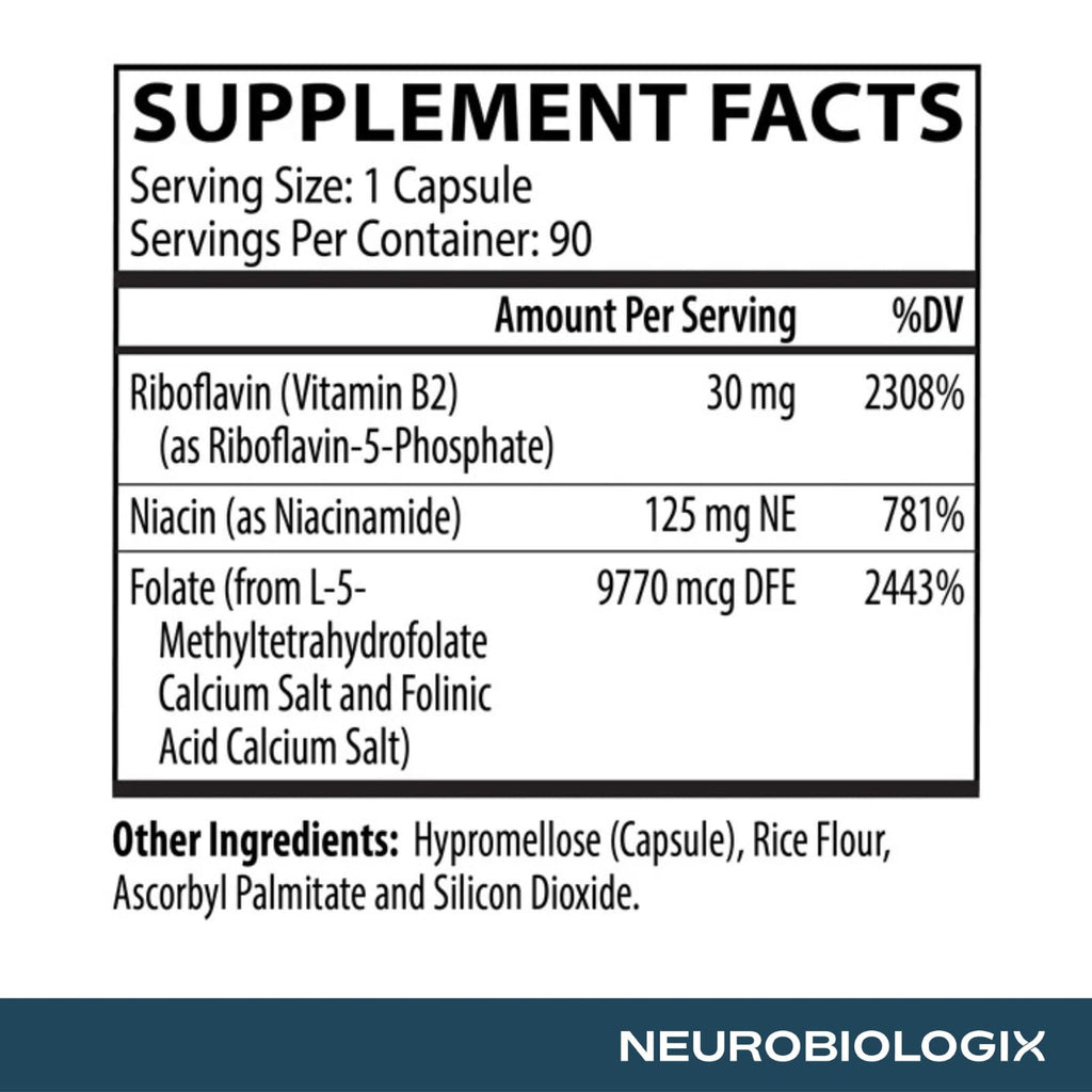 Neurobiologix folate capsules 1000 mcg