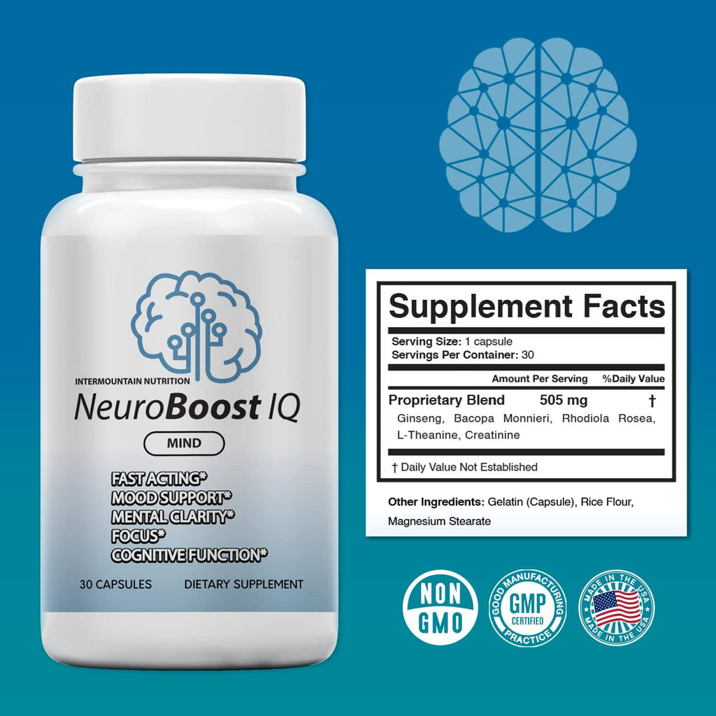NeuroBoost IQ for daily cognitive support