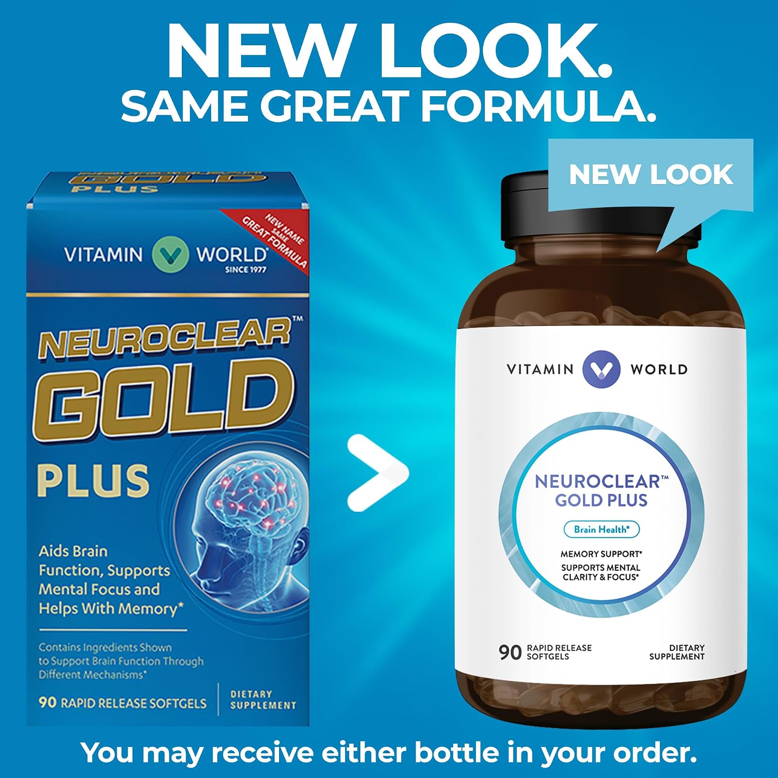 NeuroClear Gold Plus softgels for brain health