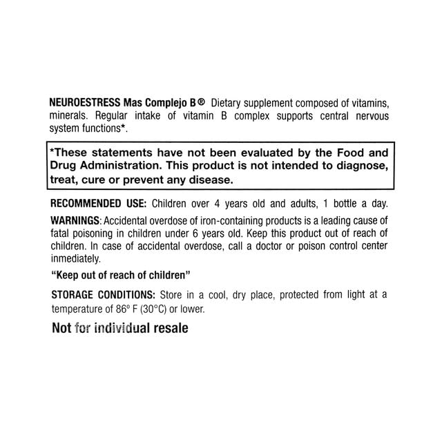 NEUROESTRESS dietary supplement benefits