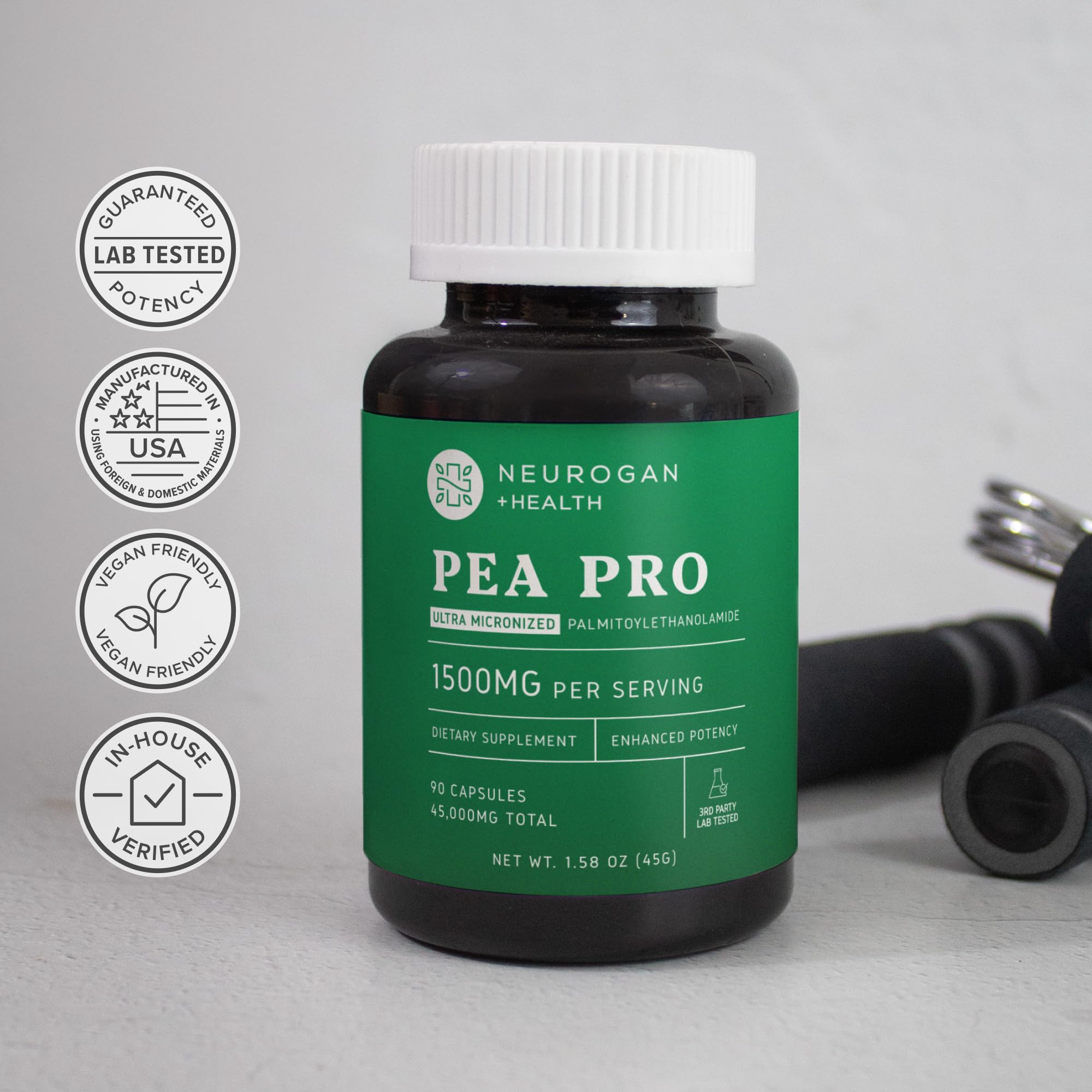 Neurogan PEA capsules for daily use