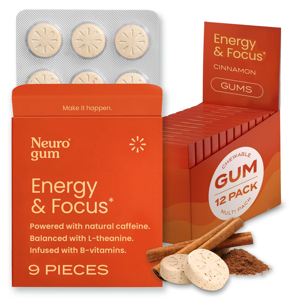 NeuroGum energy boost cinnamon