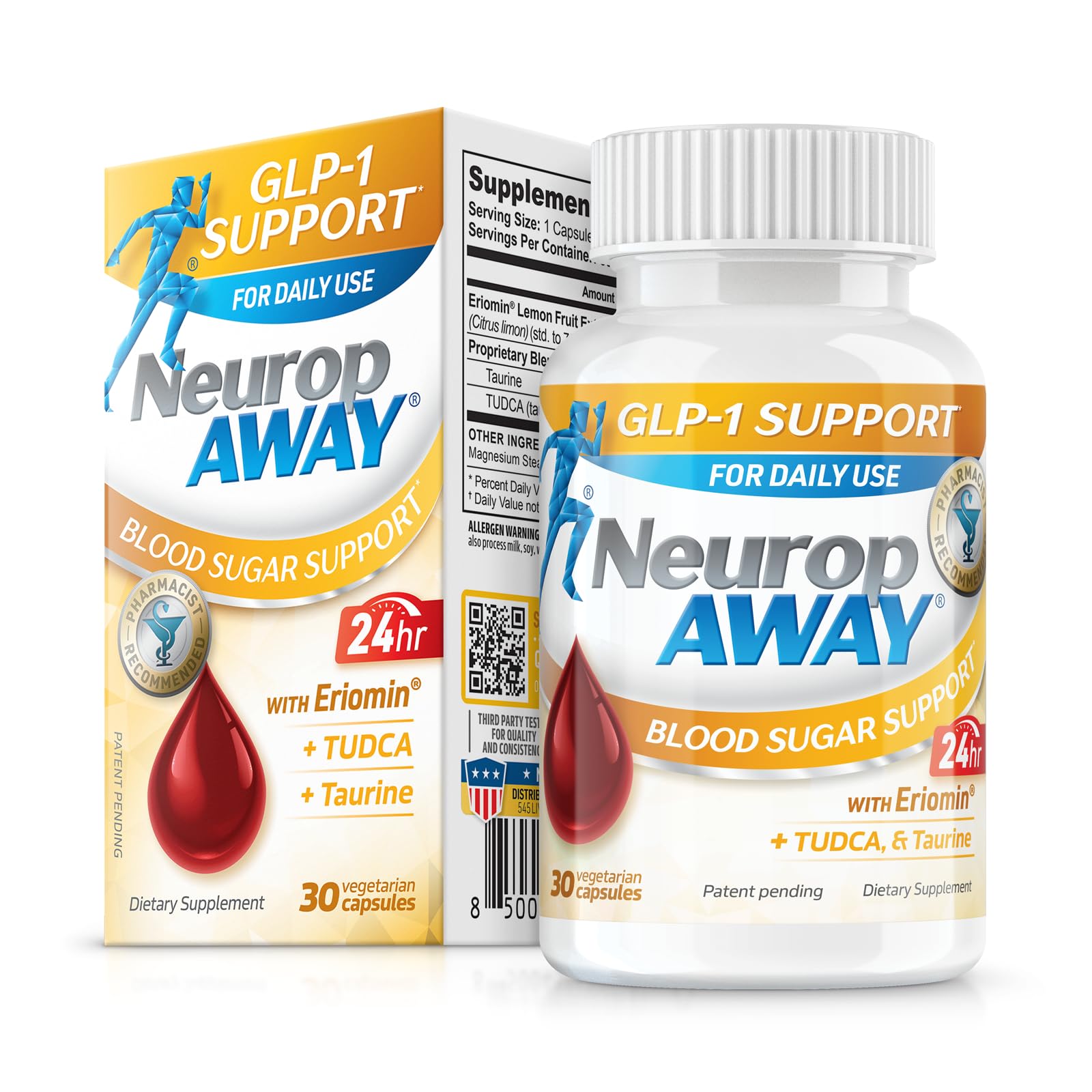 NeuropAWAY GLP-1 support capsules