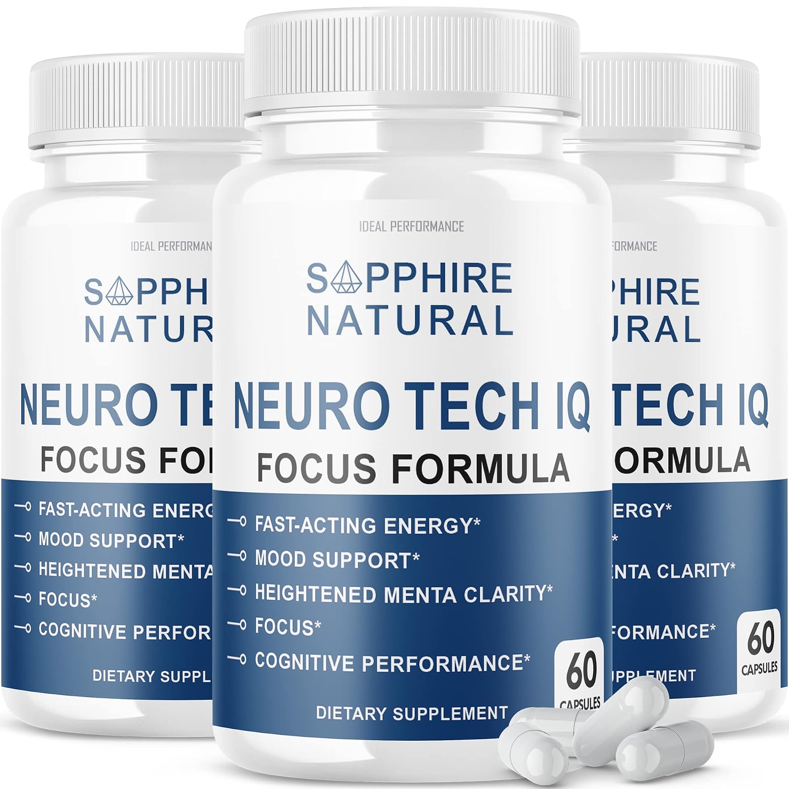 NeuroTech IQ Capsules for brain health