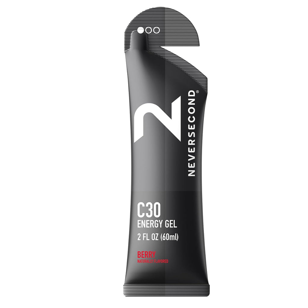 Neversecond C30 energy gel berry flavour