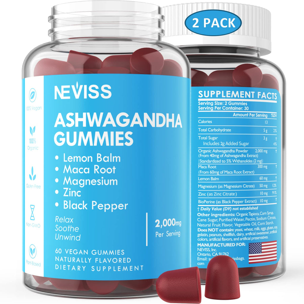 NEVISS ashwagandha gummies for stress relief