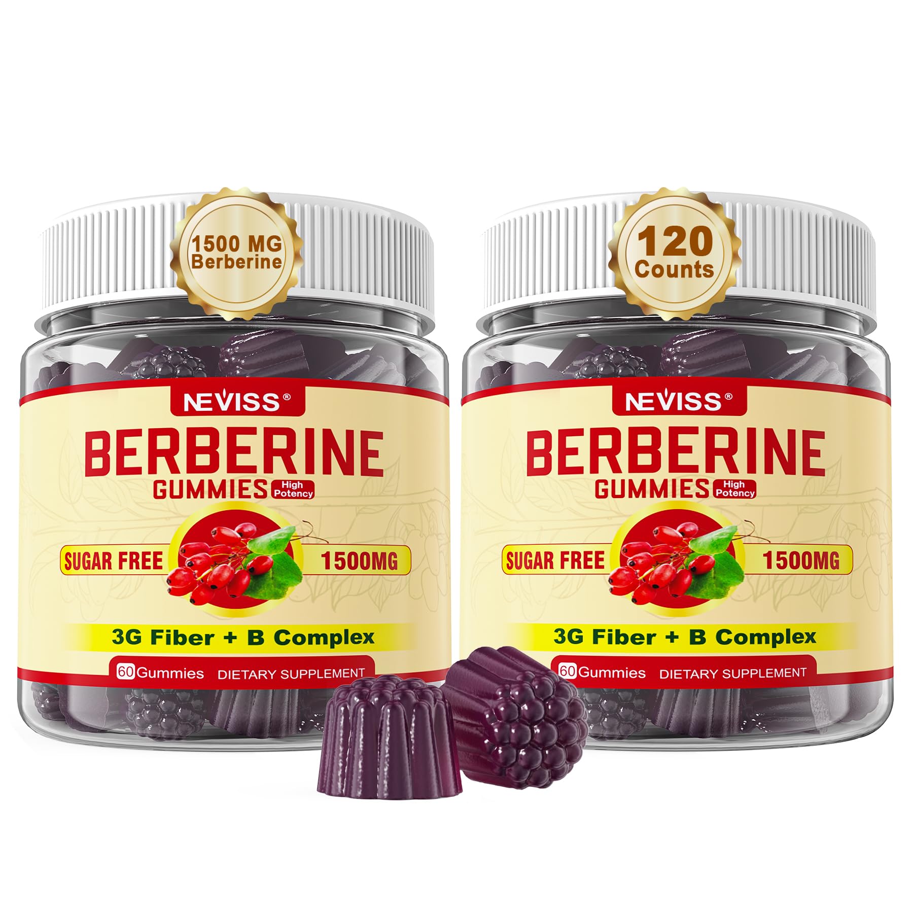 NEVISS berberine supplement with cinnamon
