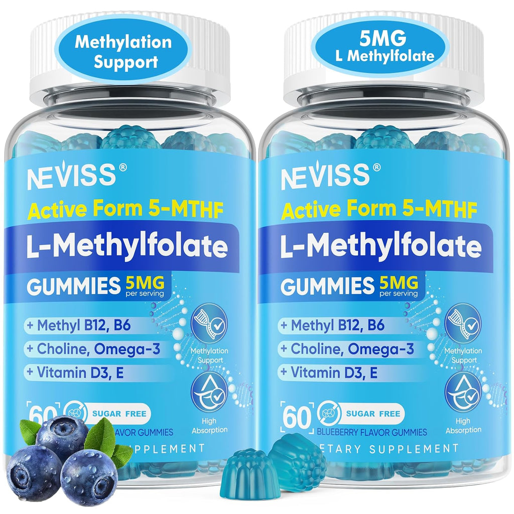 NEVISS L Methylfolate gummies for energy