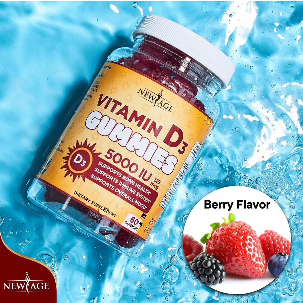 NEW AGE 120 gummies for easy dosing