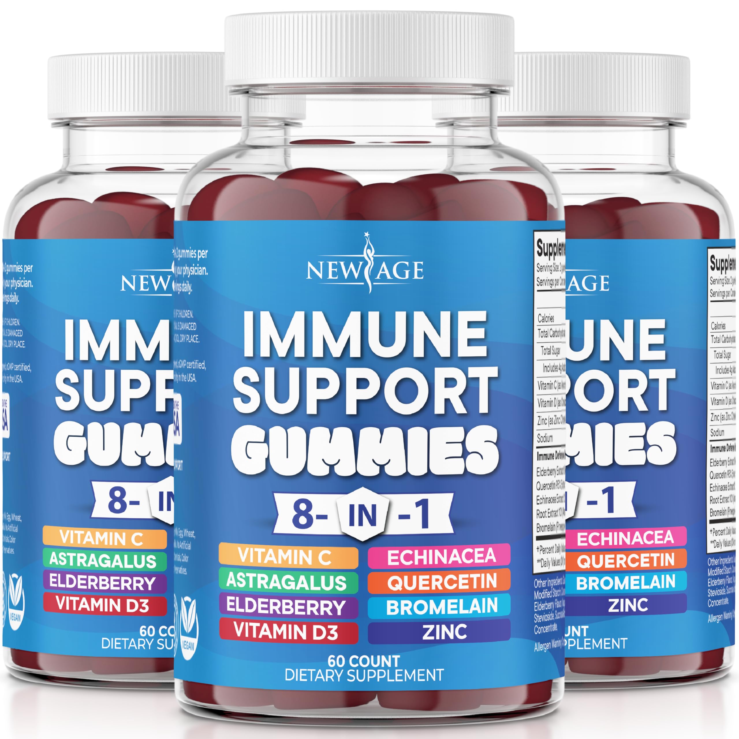 NEW AGE astragalus immune support gummies