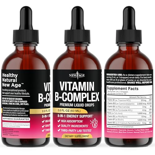 NEW AGE B-Complex drops for easy absorption