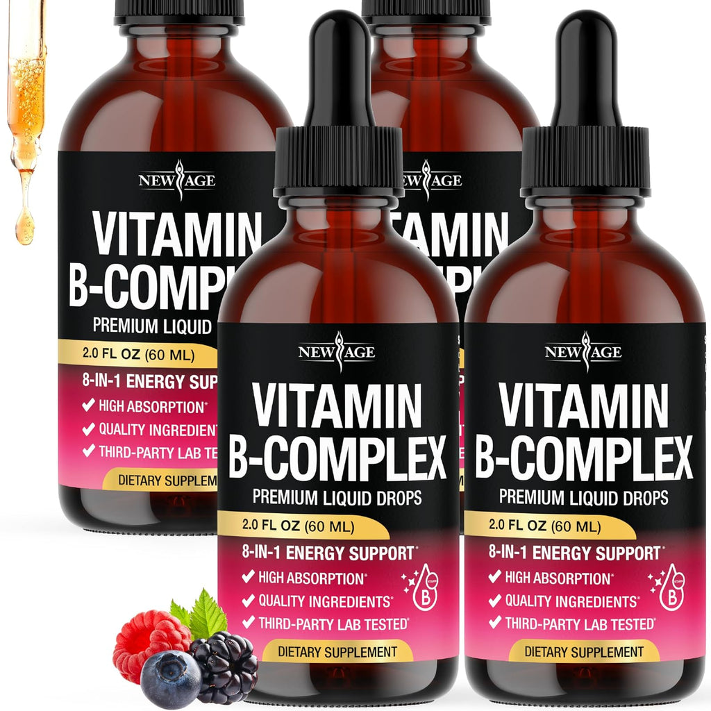 NEW AGE B-Complex liquid drops for energy