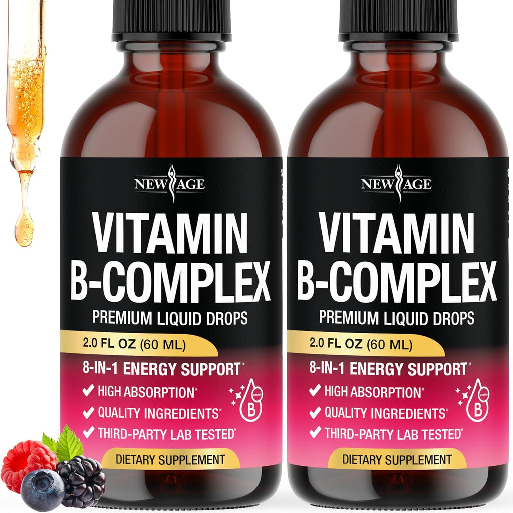 NEW AGE B-Complex liquid drops for energy