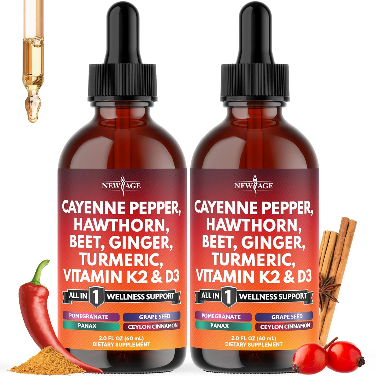 NEW AGE cayenne pepper liquid drops