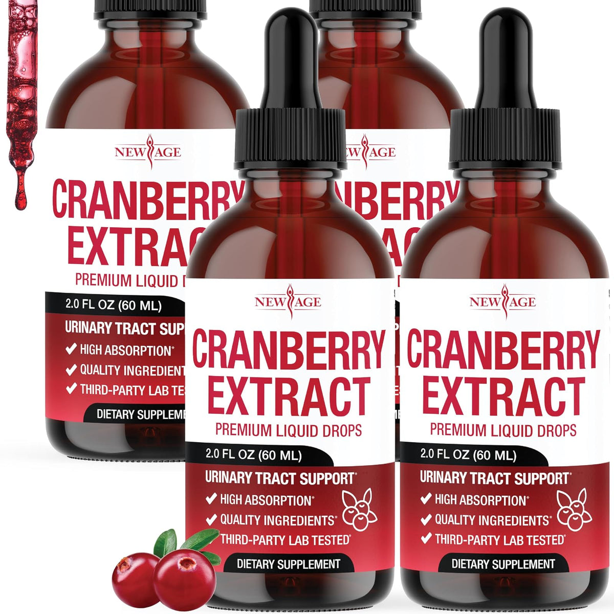 NEW AGE cranberry concentrate liquid drops