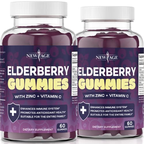 NEW AGE elderberry gummies for immune support