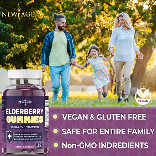 NEW AGE elderberry gummies with antioxidants