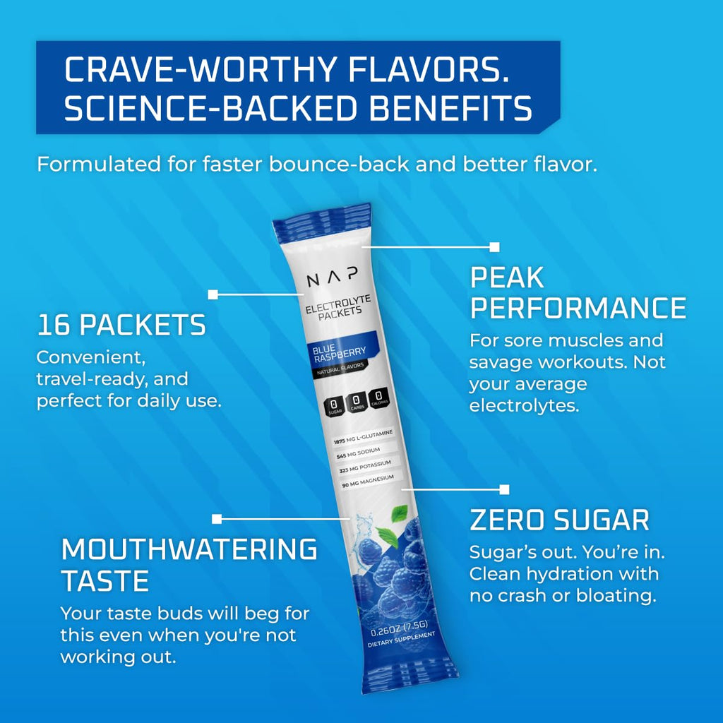 New Age electrolyte packets for energy