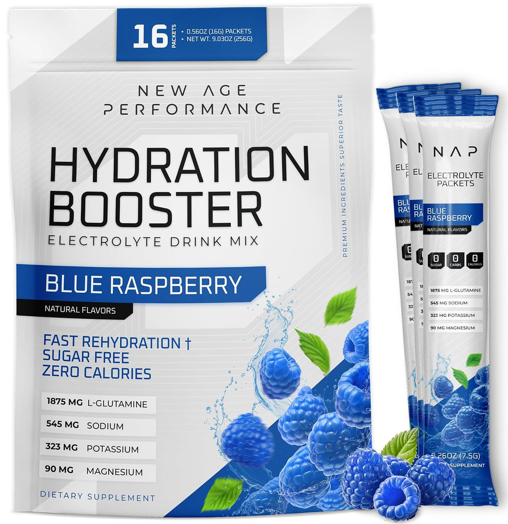 New Age electrolytes powder for hydration