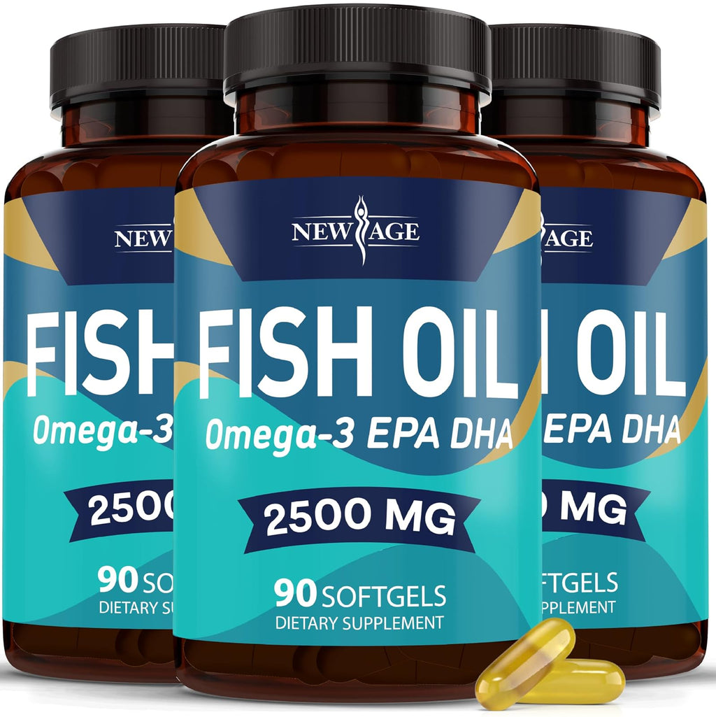 NEW AGE fish oil softgels