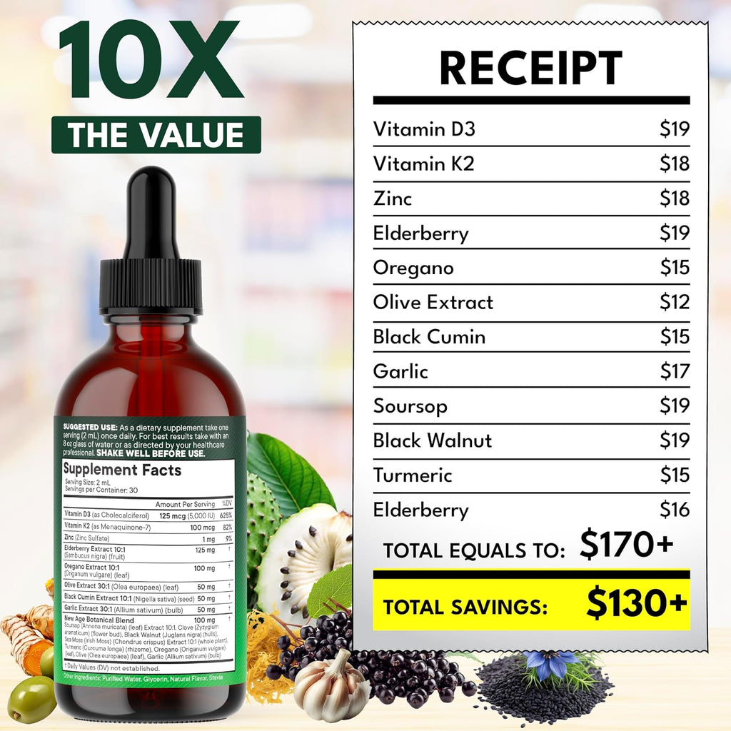 NEW AGE herbal oregano oil for cold relief