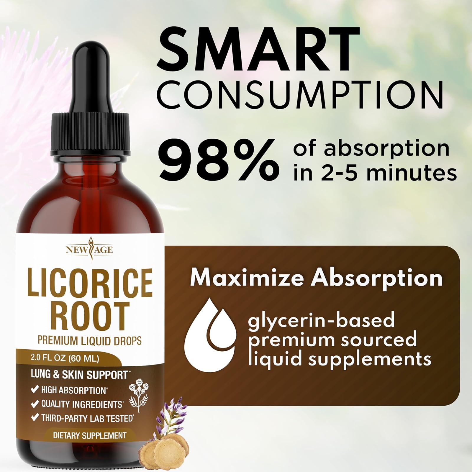 NEW AGE licorice root extract dosage