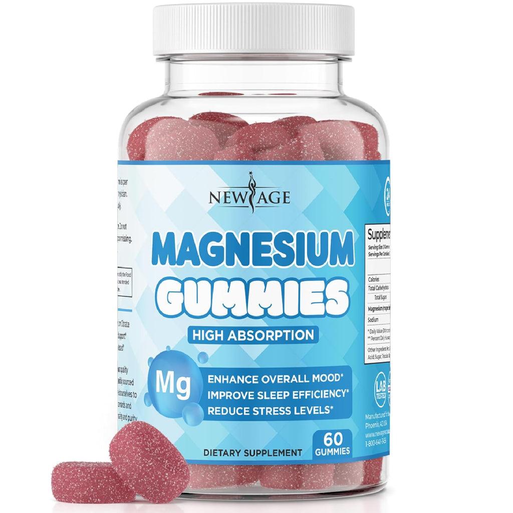 New Age magnesium gummies for relaxation