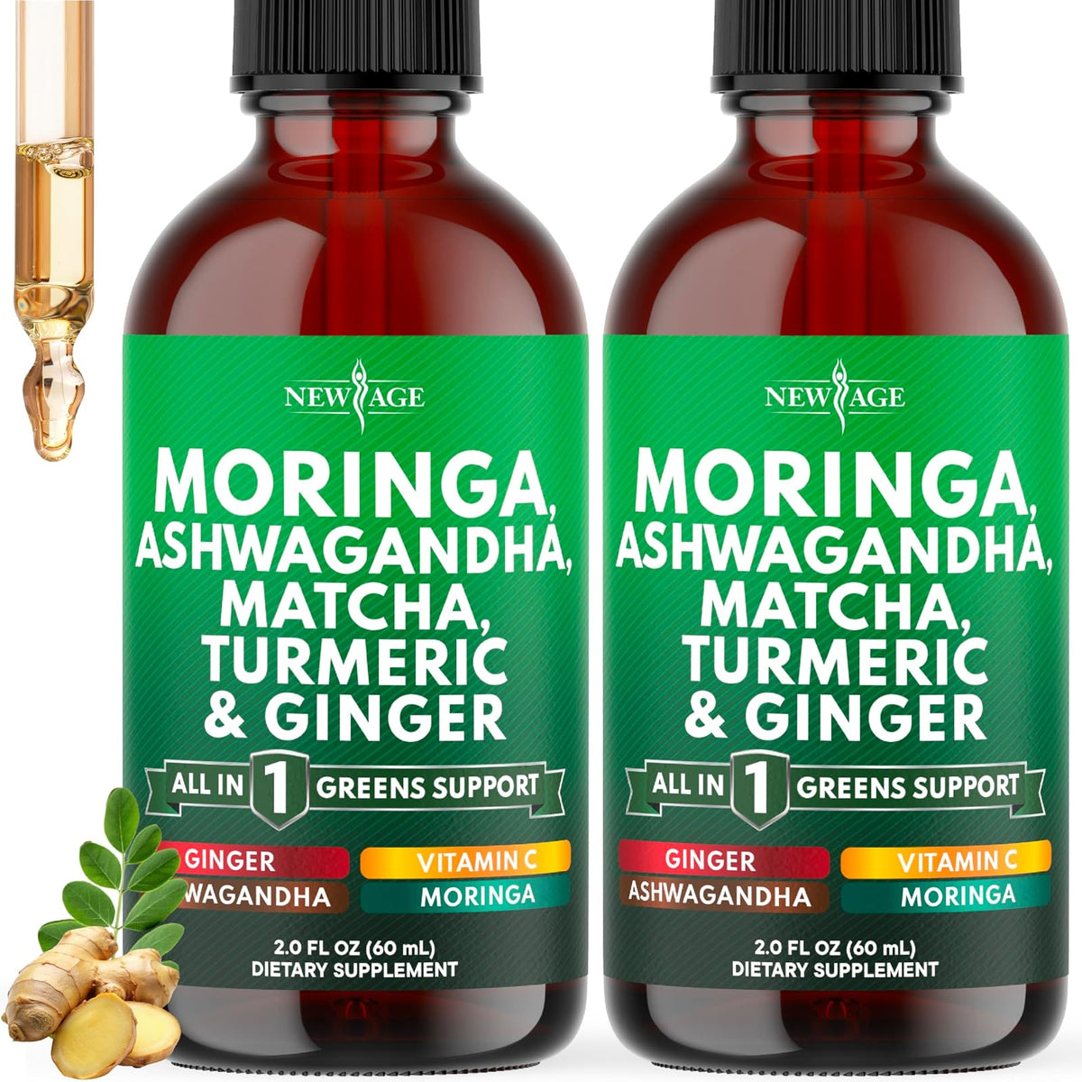 NEW AGE Moringa supplement drops