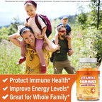 NEW AGE orange vitamin C gummy supplements