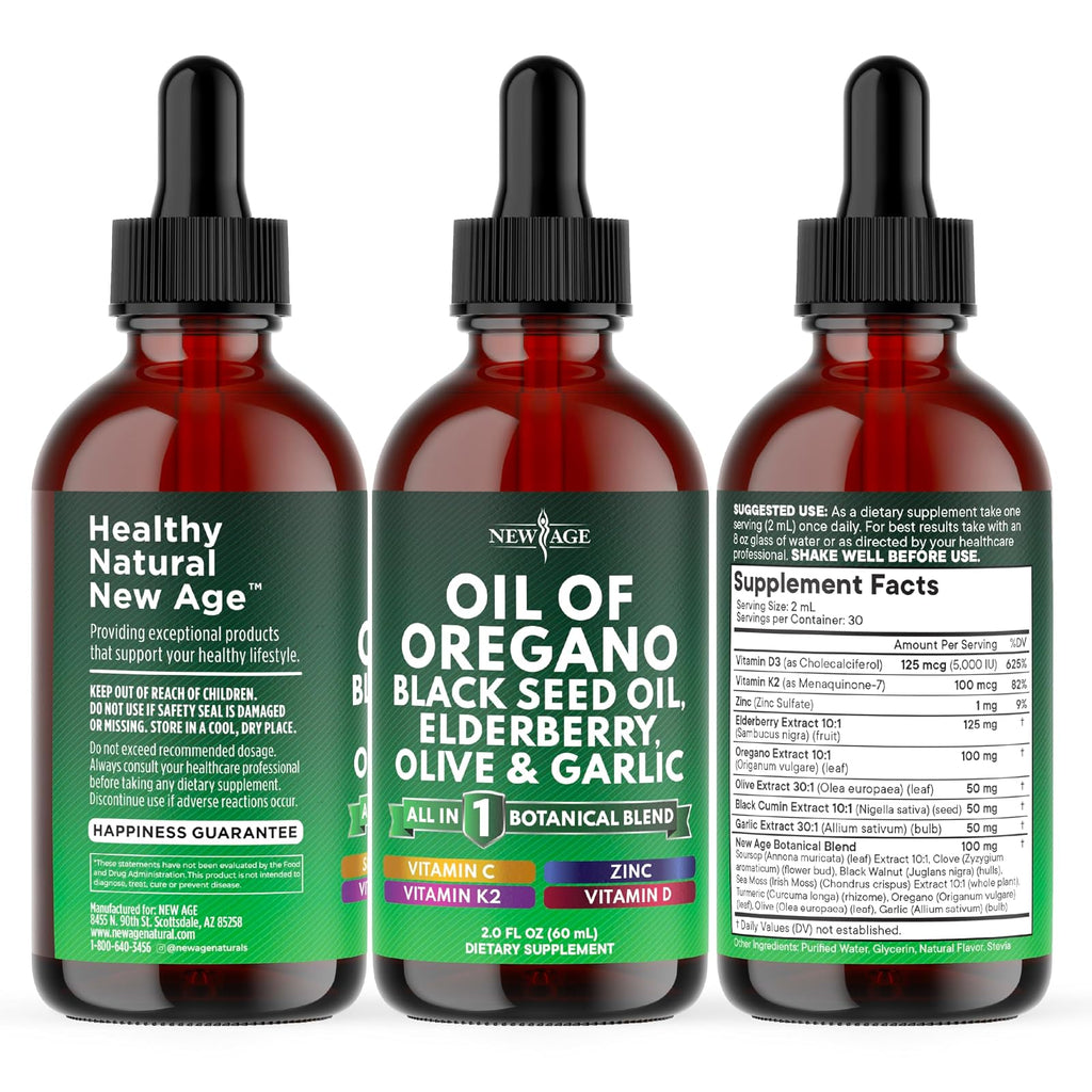 NEW AGE oregano oil for cold relief