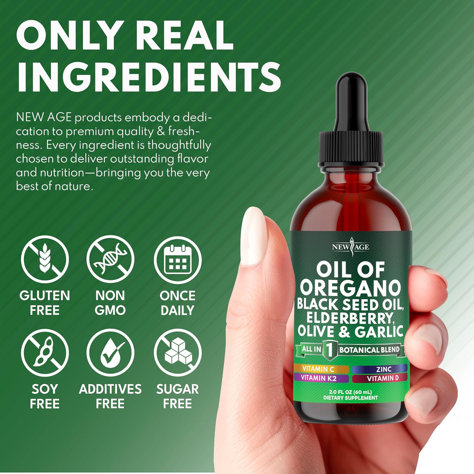 NEW AGE oregano oil for respiratory support