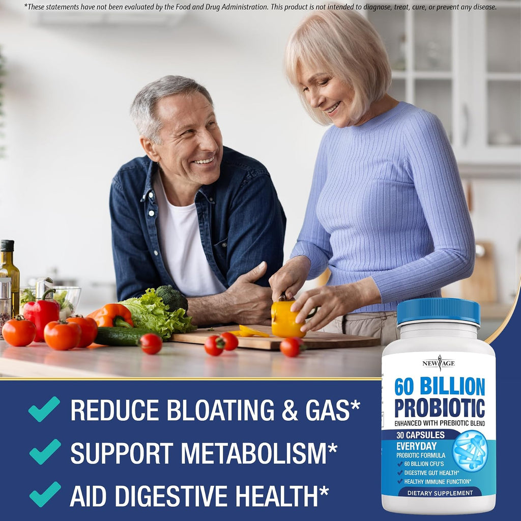 NEW AGE probiotics for balanced digestion