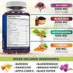 NEW AGE sea moss capsules 180 count