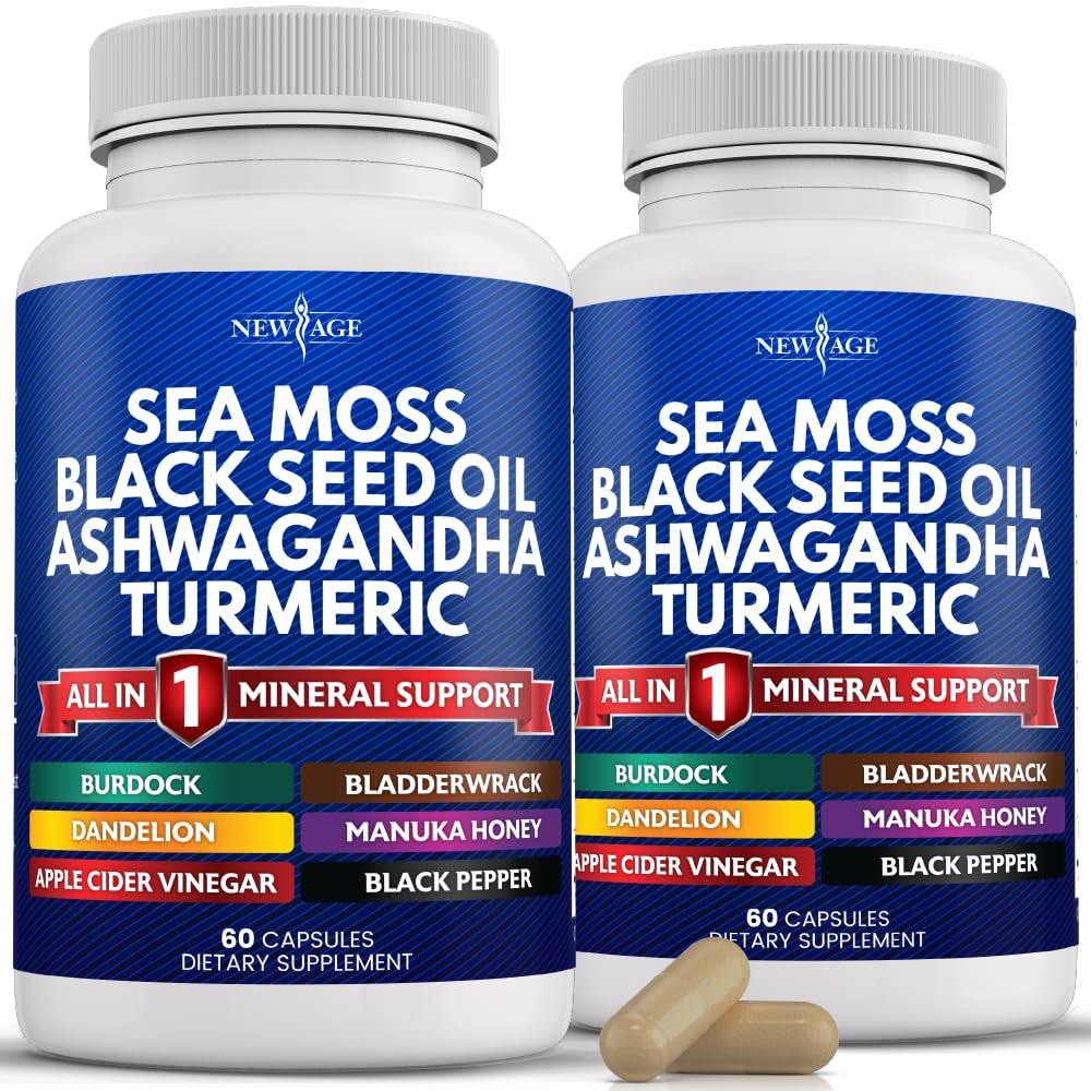 NEW AGE sea moss capsules benefits