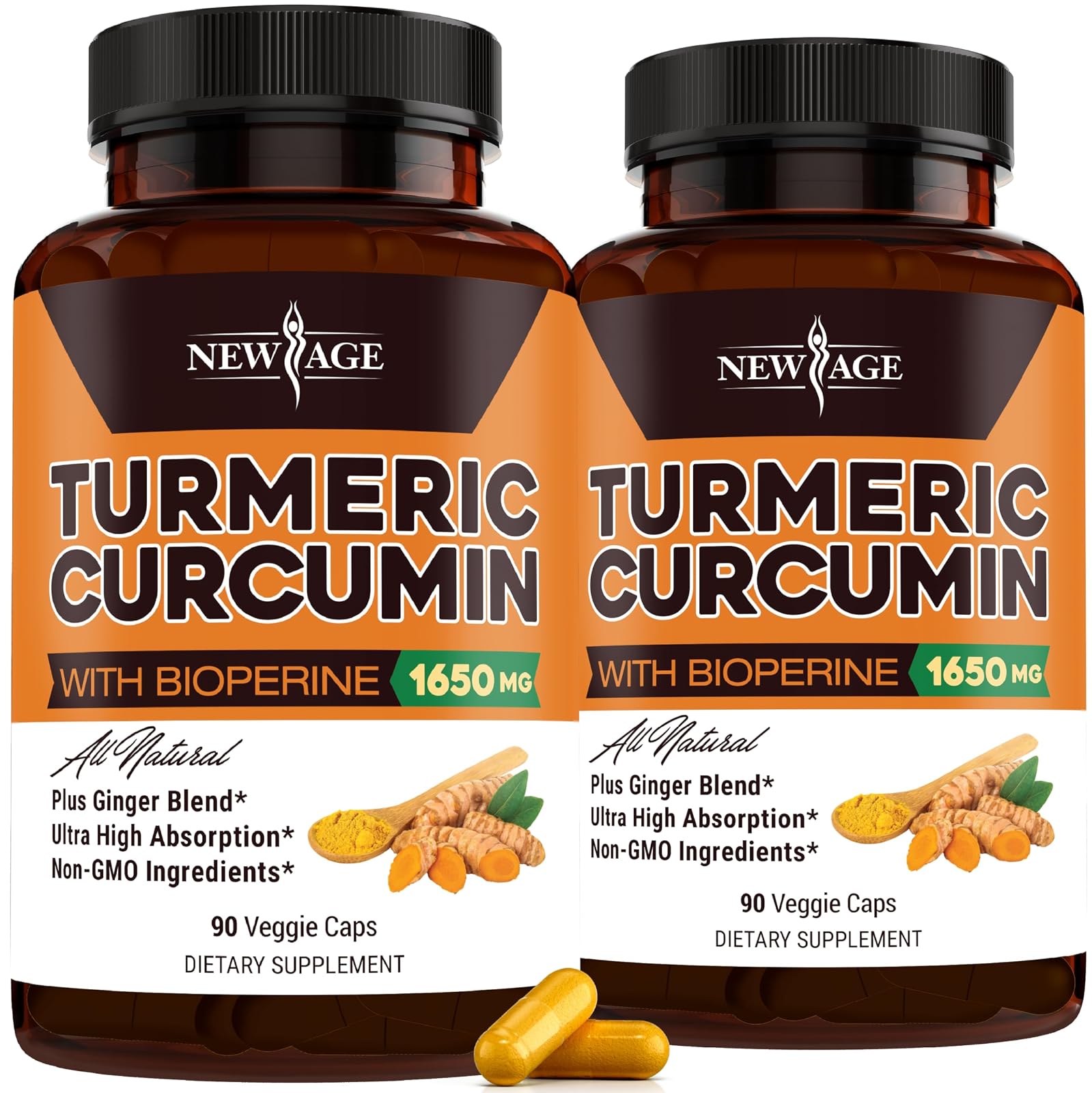 NEW AGE turmeric curcumin capsules