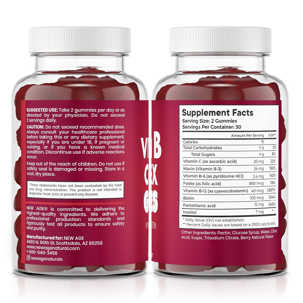 NEW AGE vitamin b complex for adults
