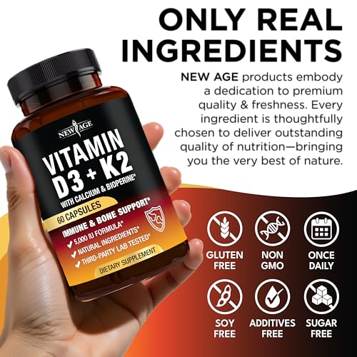 NEW AGE vitamin D3 5000 IU benefits