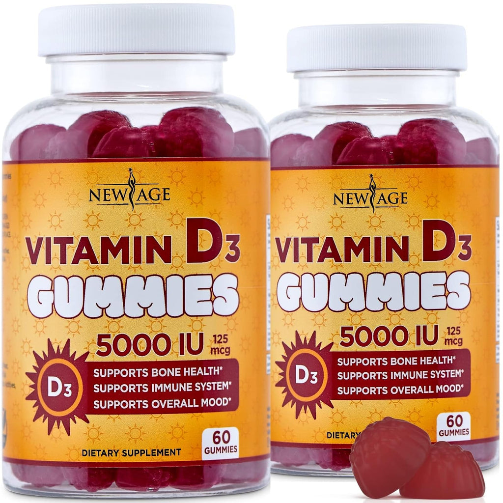 NEW AGE vitamin D3 gummies for immunity