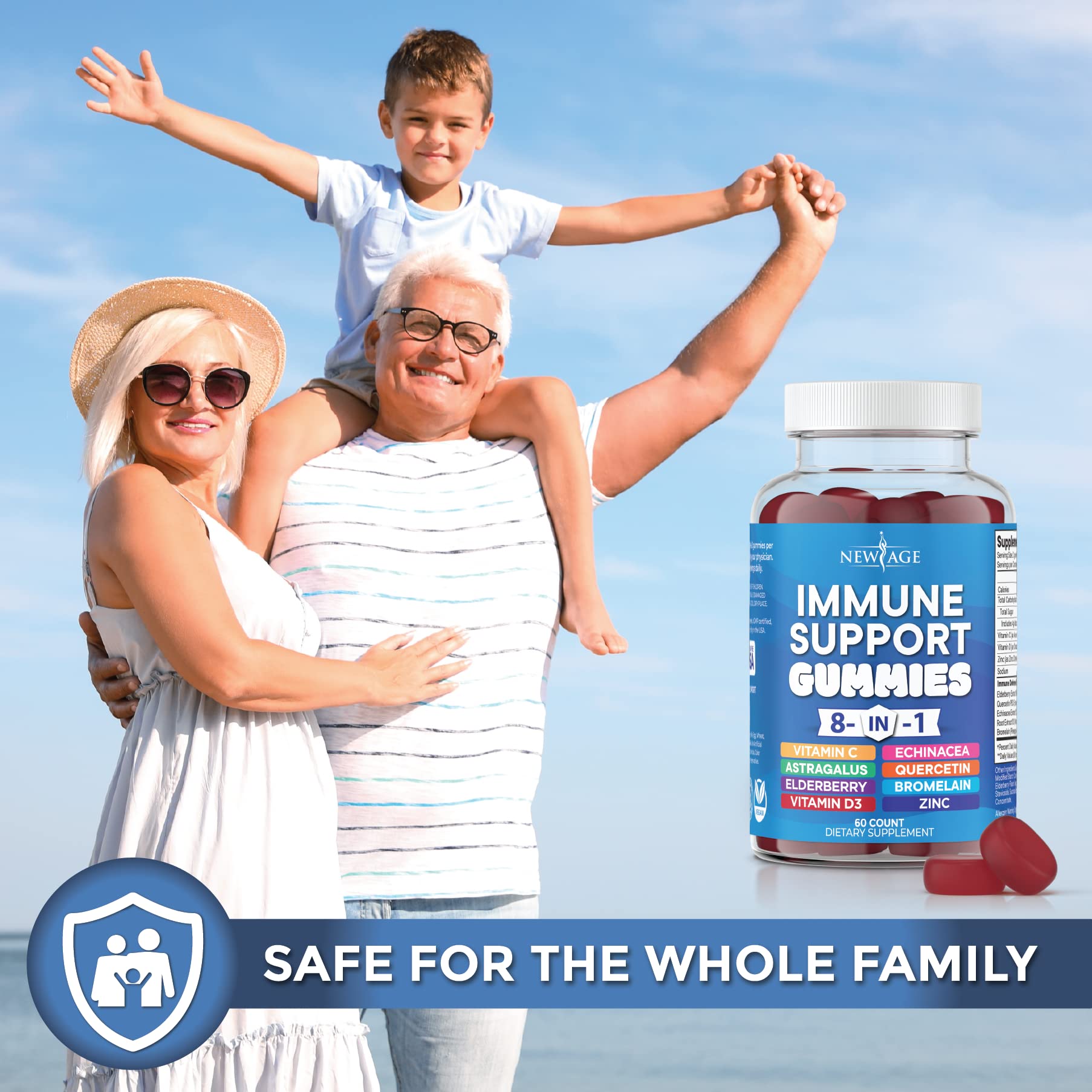 NEW AGE vitamins for immune health