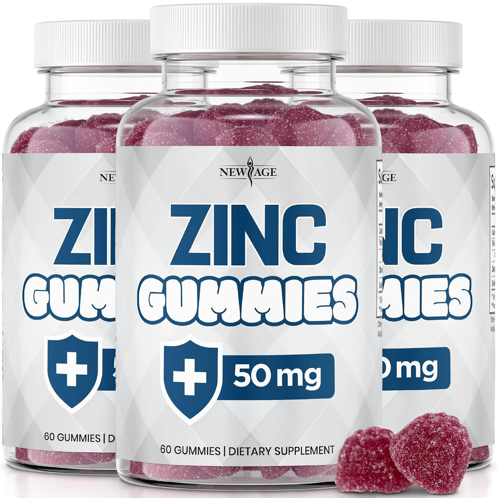 NEW AGE zinc gummies for immune support