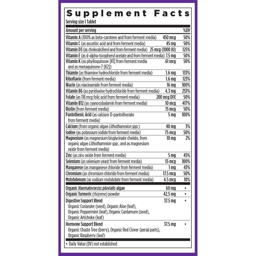 New Chapter 55+ multivitamin for vitality