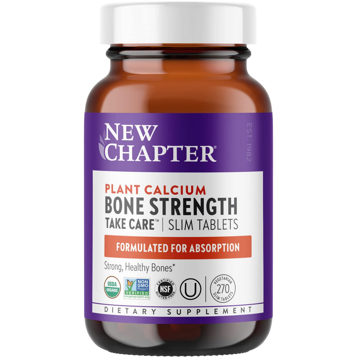 New Chapter calcium supplement tablets