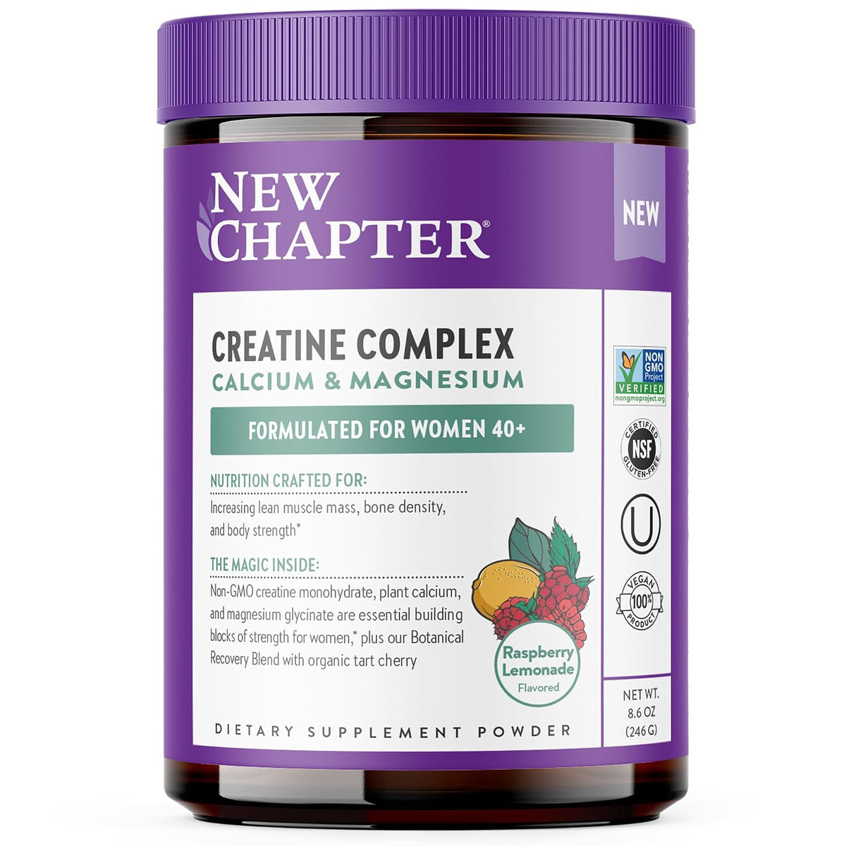 New Chapter creatine monohydrate powder benefits