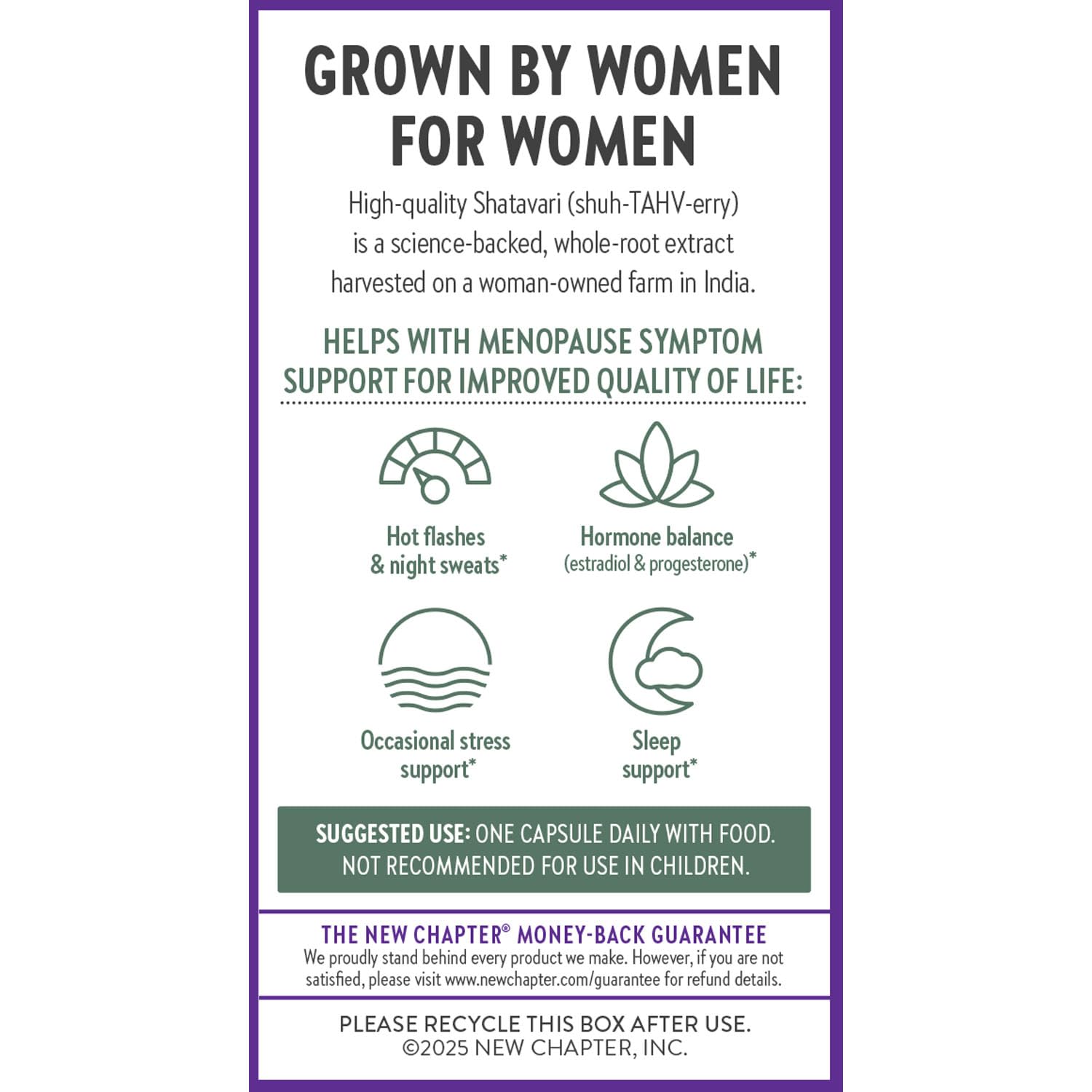 New Chapter herbal menopause solution