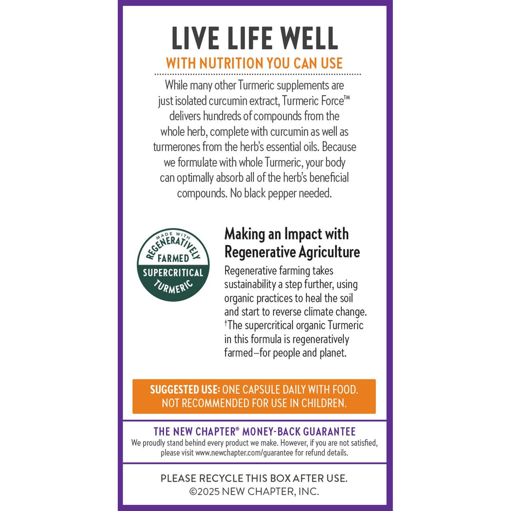 New Chapter herbal turmeric tablets