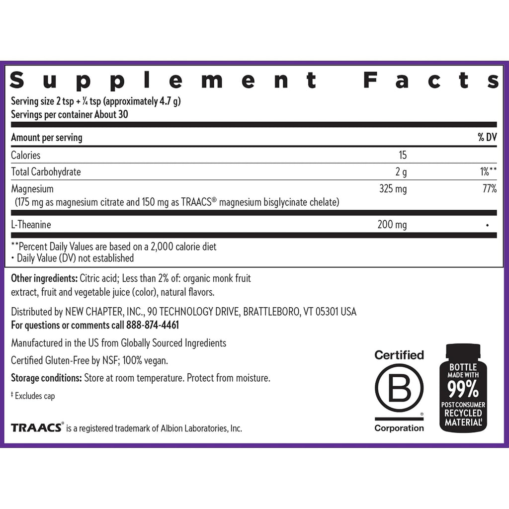 New Chapter magnesium for daily wellness