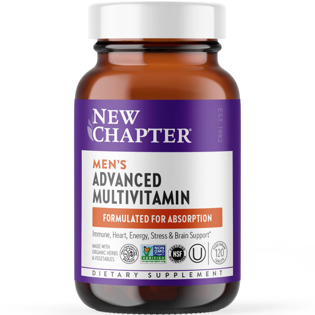 New Chapter men's multivitamins for energy