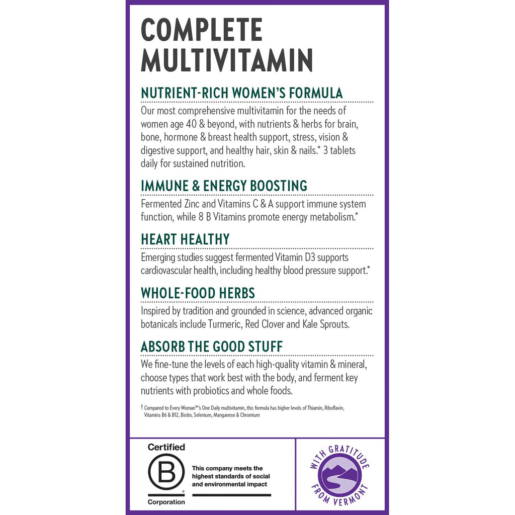New Chapter multivitamin for vitality