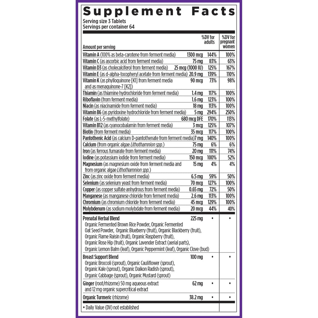 new chapter prenatal vitamins for energy