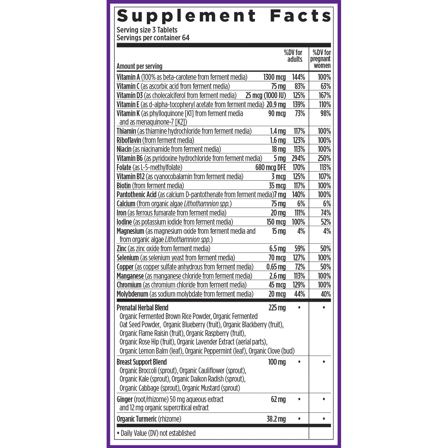 new chapter prenatal vitamins for energy